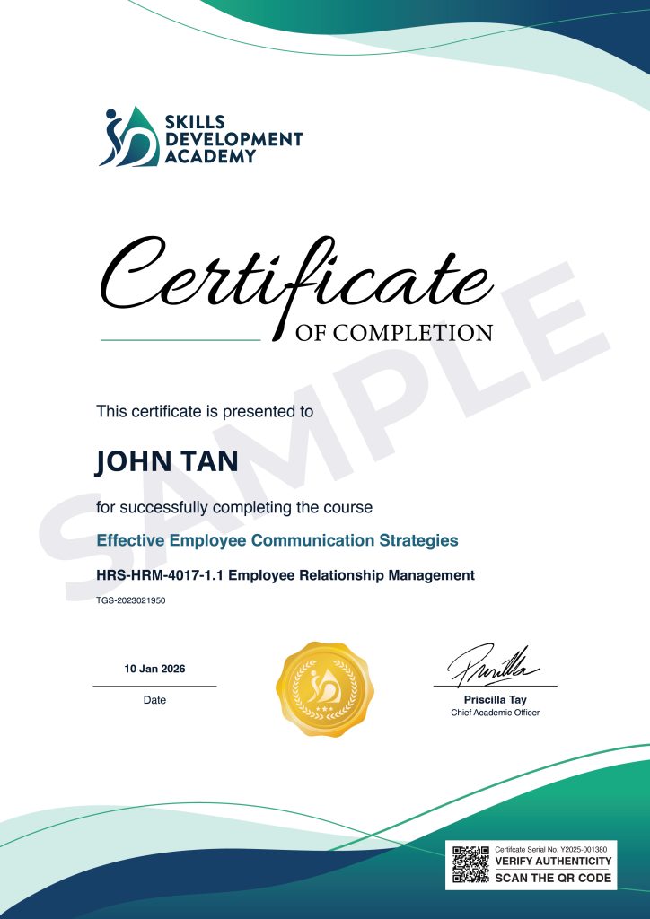 Effective Communication Training Singapore | Workplace Skills Course